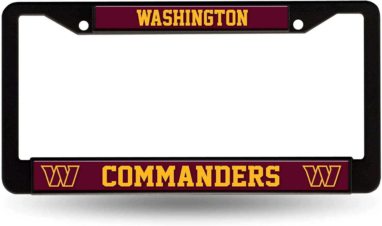 Officially Licensed Washington Commanders Plastic License Plate Frame ...