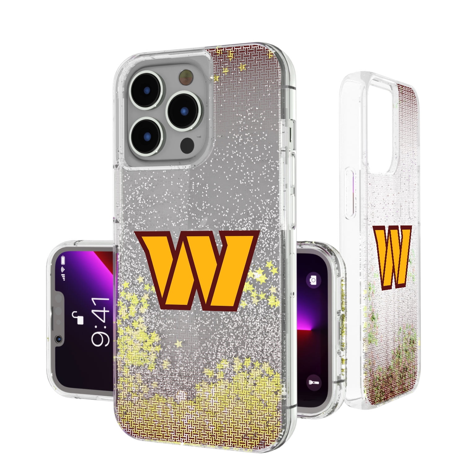 Washington Commanders Linen Logo iPhone Glitter Case - Walmart.com