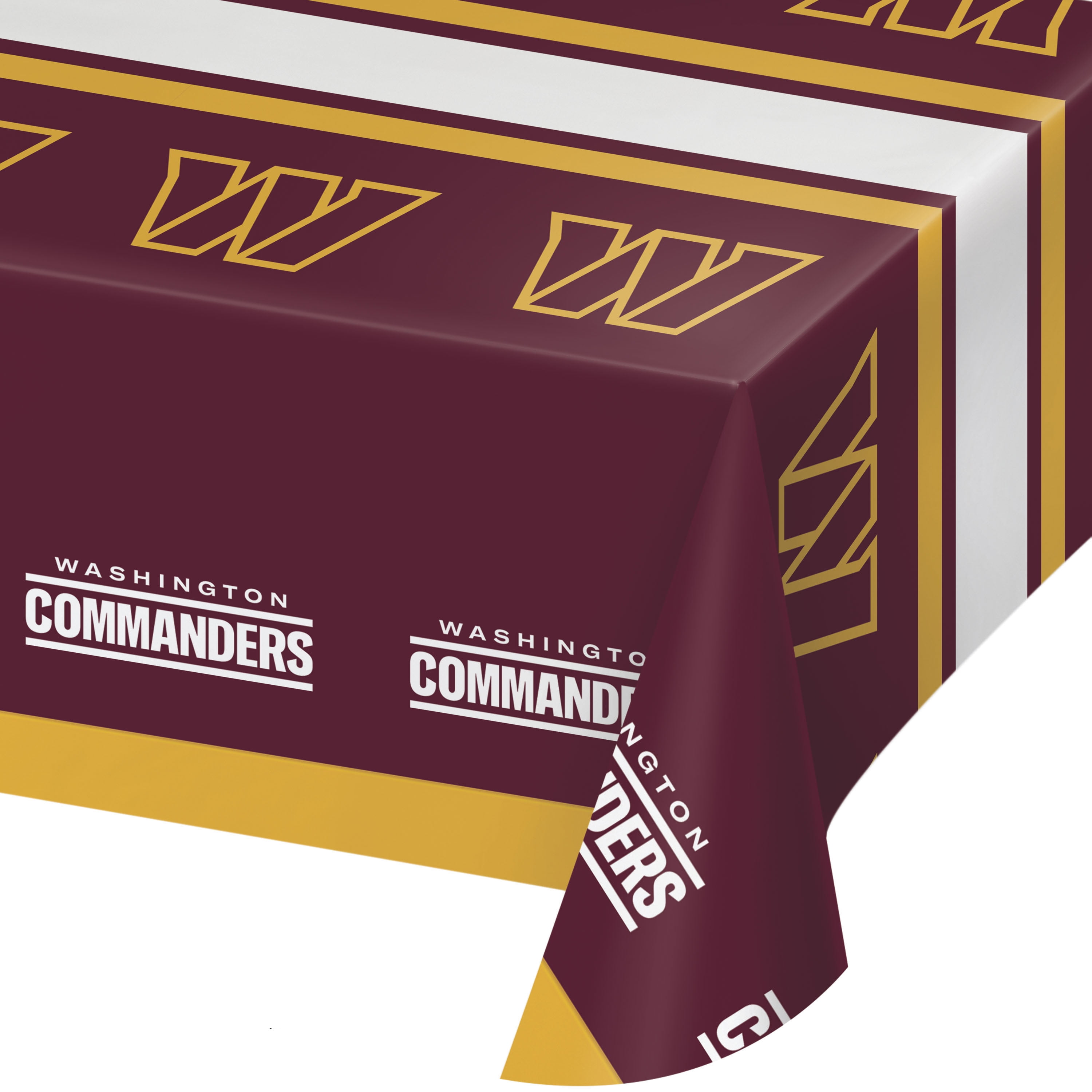 Washington Commanders Plastic Tablecloth, 3 ct - Walmart.com