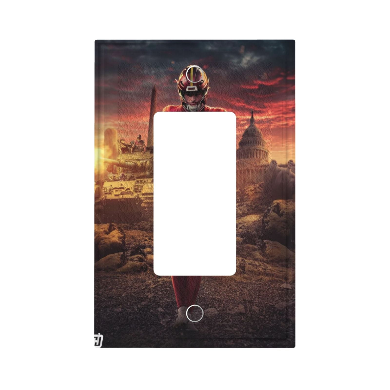 Commanders Switching Lights Single Leather Roman Frame Switch Panel ...