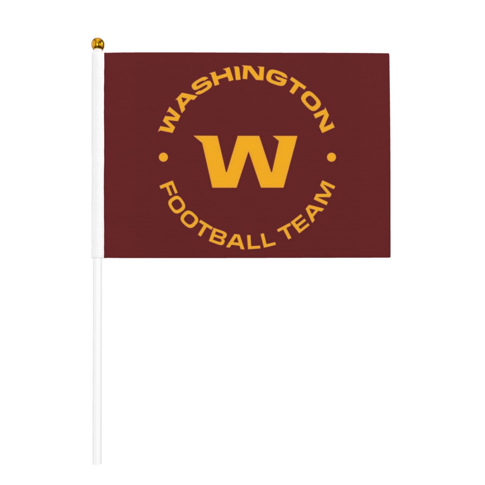 Commanders Football Team support double-sided hand-waved flag 5.5x8.2in ...