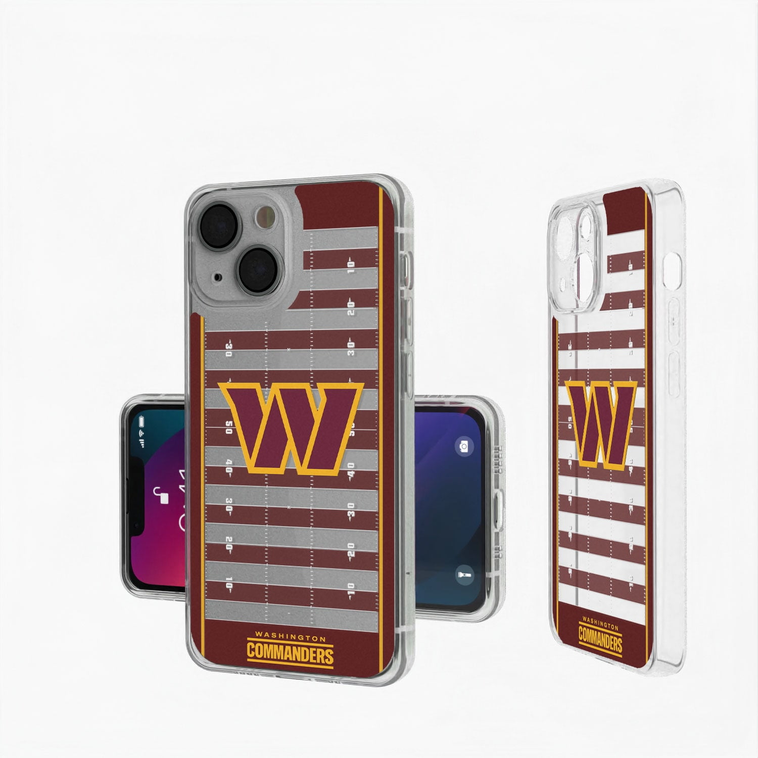 Washington Commanders iPhone Clear Field Design Case - Walmart.com