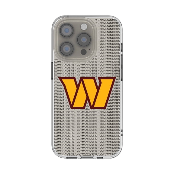Washington Commanders iPhone Clear Field Design Case - Walmart.com