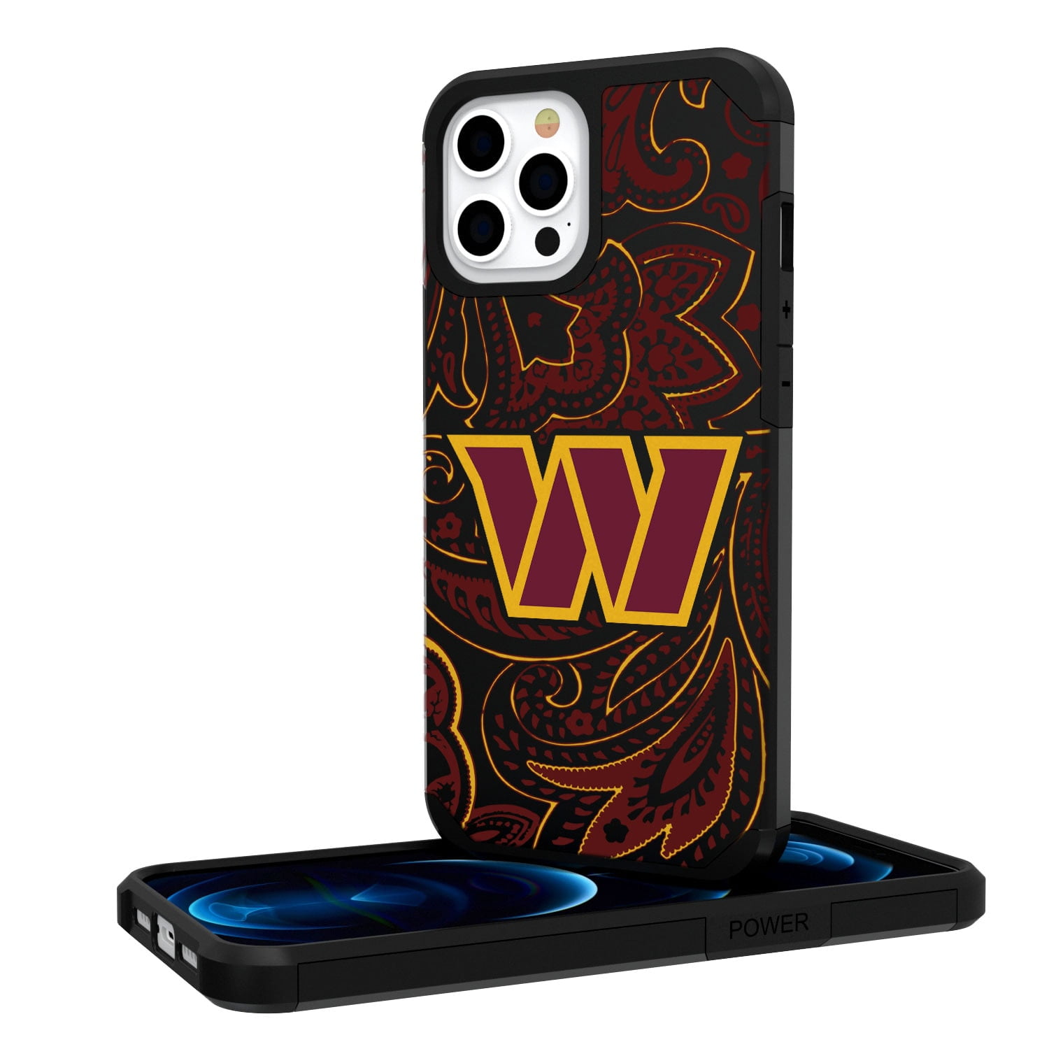 Washington Commanders iPhone Rugged Paisley Design Case - Walmart.com