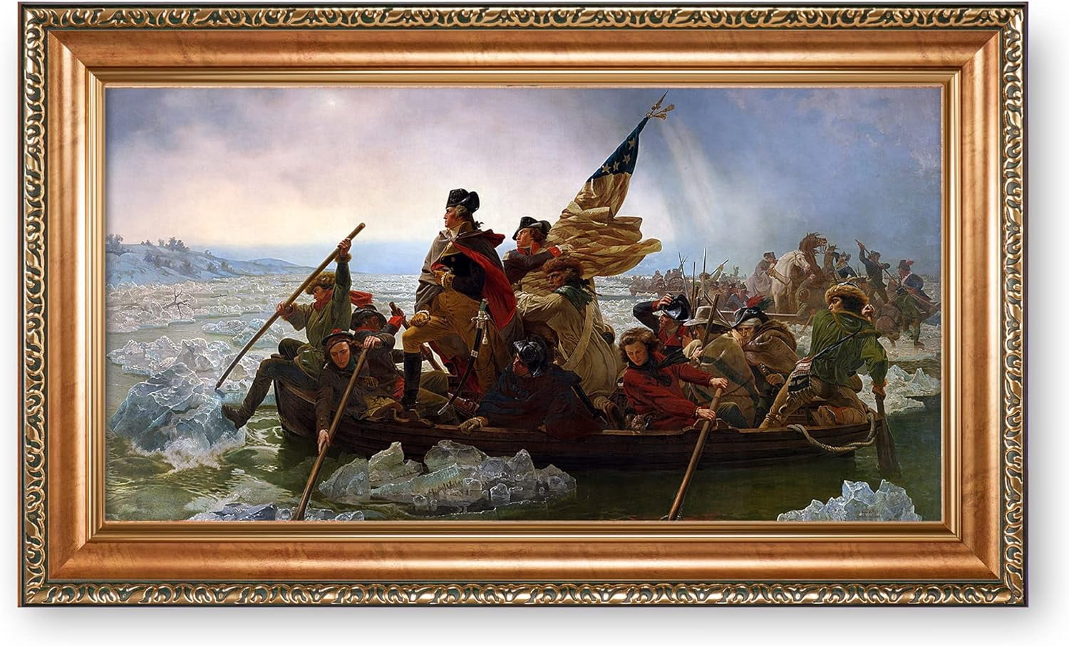 Washington Crossing the Delaware 1851 by Emanuel Leutze The World ...