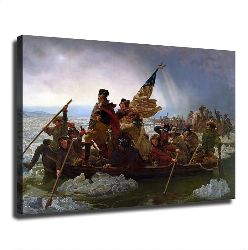 Washington Crossing The Delaware - A Beacon of The American Spirit ...