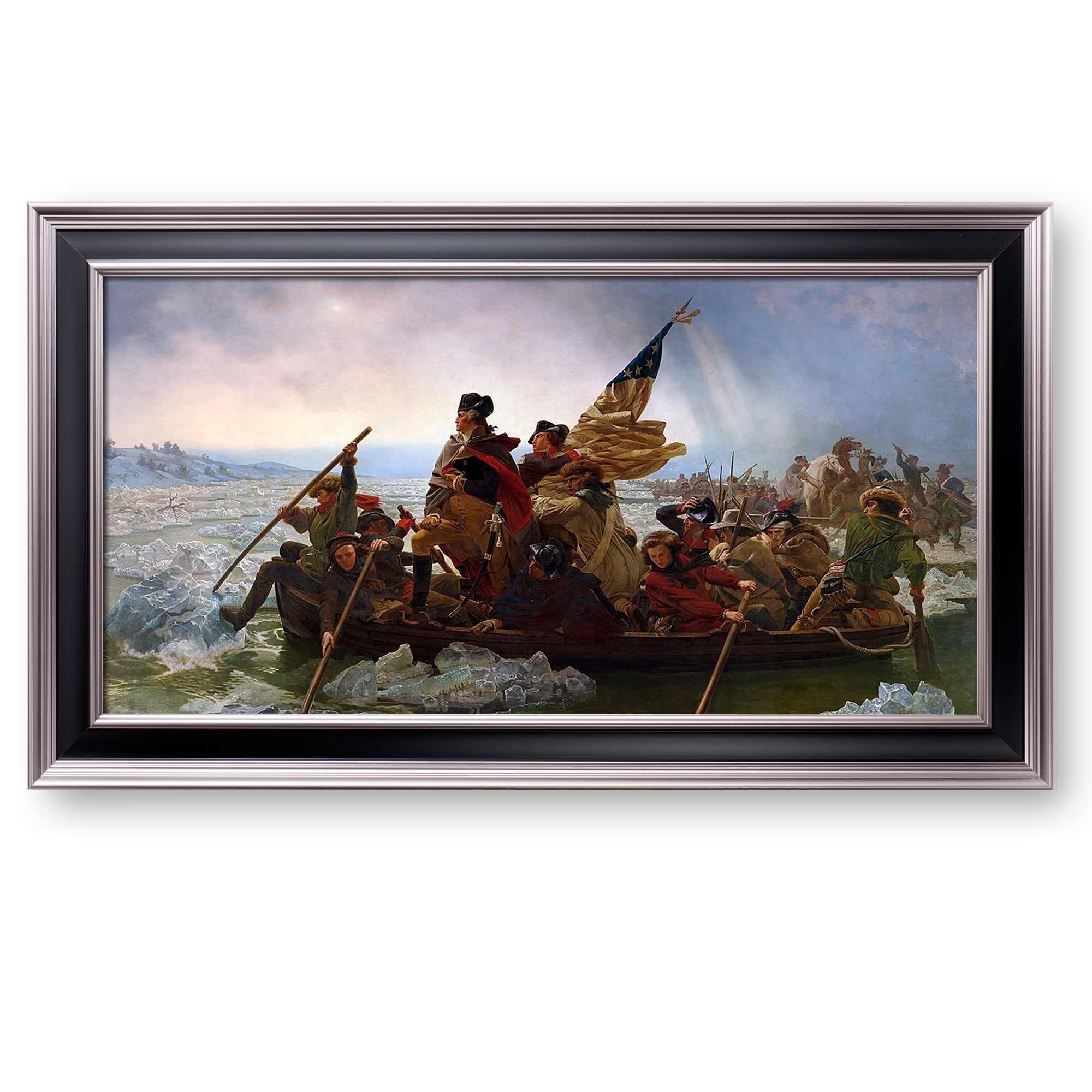 Washington Crossing The Delaware 1851 by Emanuel Leutze The World ...