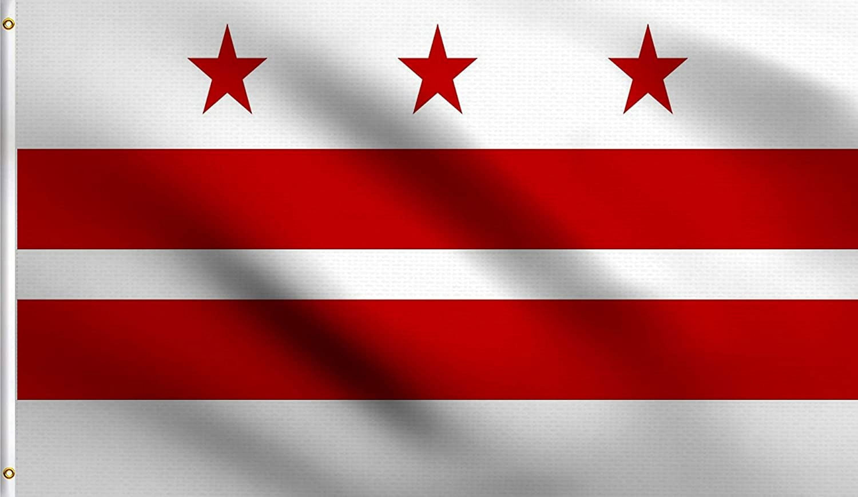 Washington, D.C. State District of Columbia Flag 4.85x8 ft ,100% ...
