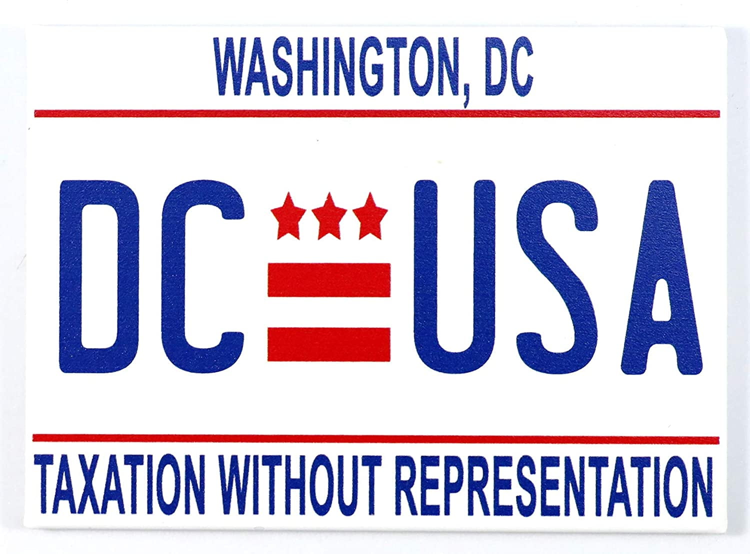 Washington DC License Plate Fridge collector's Souvenir Magnet 2.5" x 3 ...