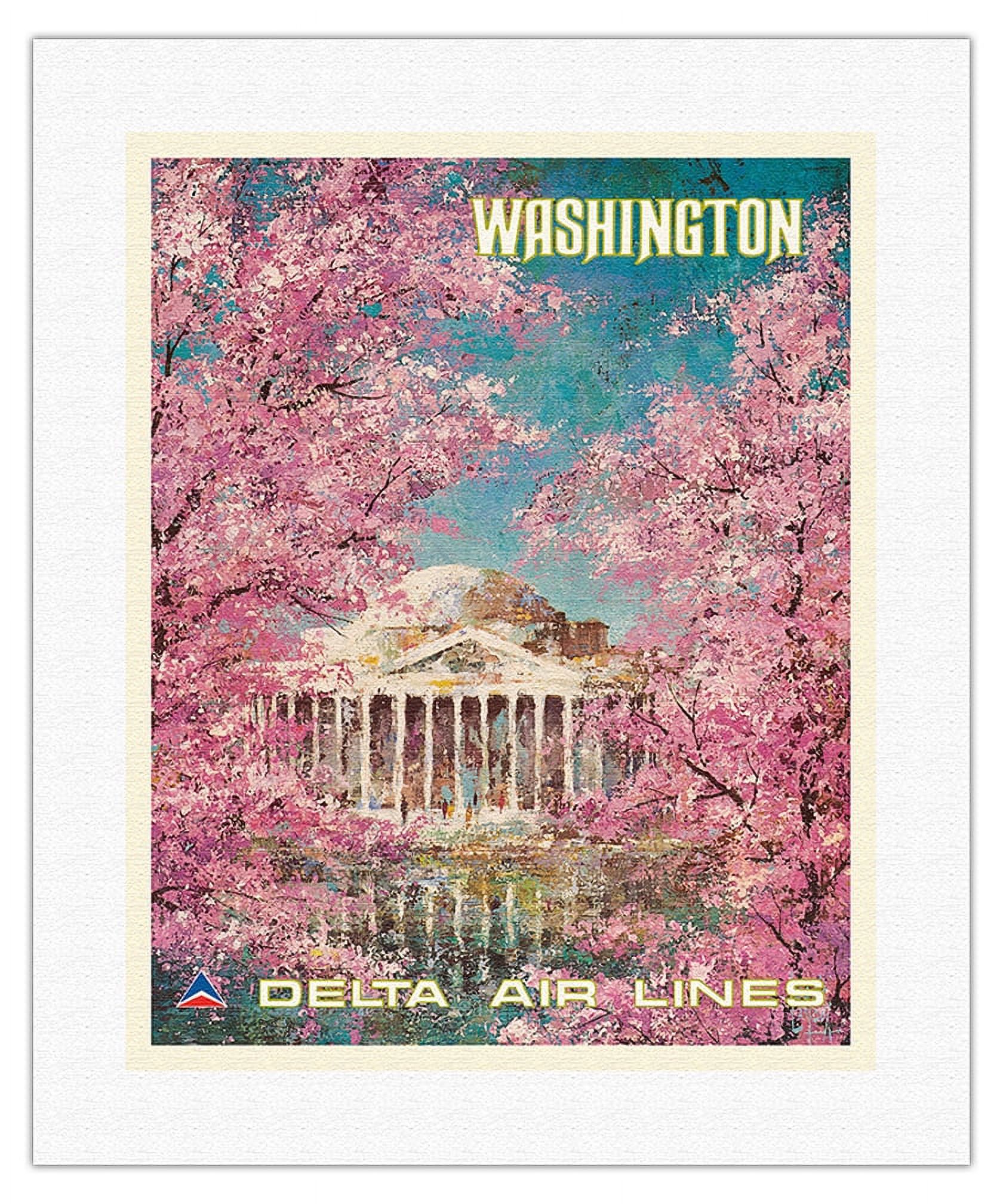 Washington DC - White House - Delta Air Lines - Vintage Airline Travel ...