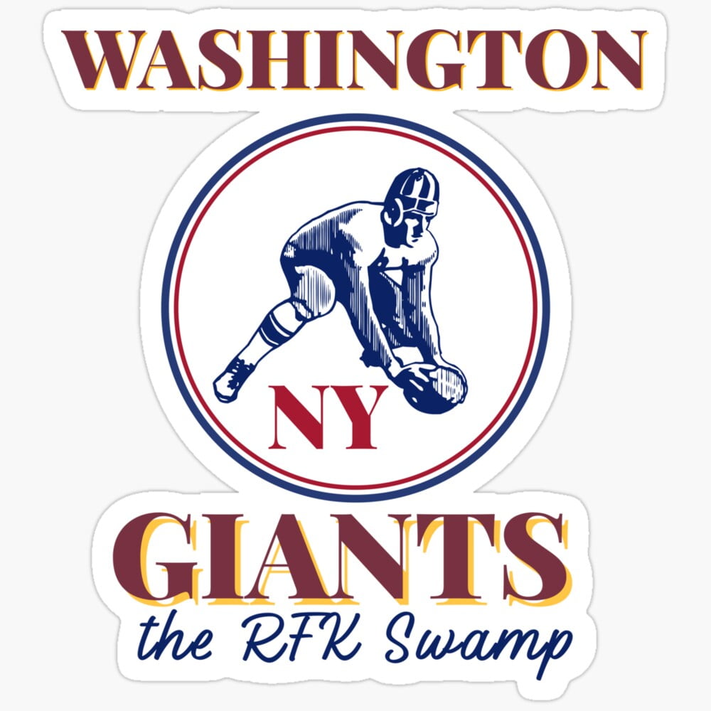 Washington Giants Funny Sticker Baseball Sticker, Football Sticker ...