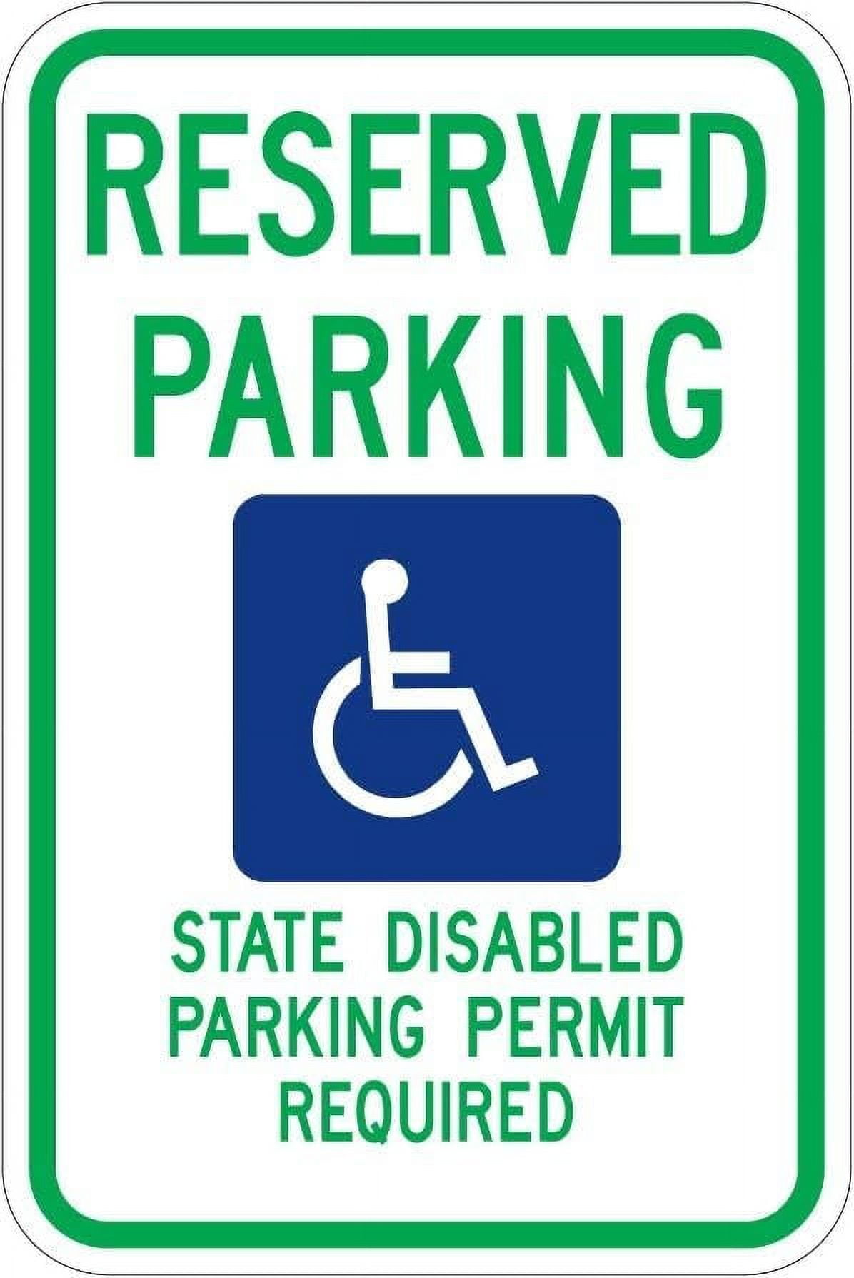 Washington Handicap Parking Sign Parking Signs Metal Sign Tin Sign ...