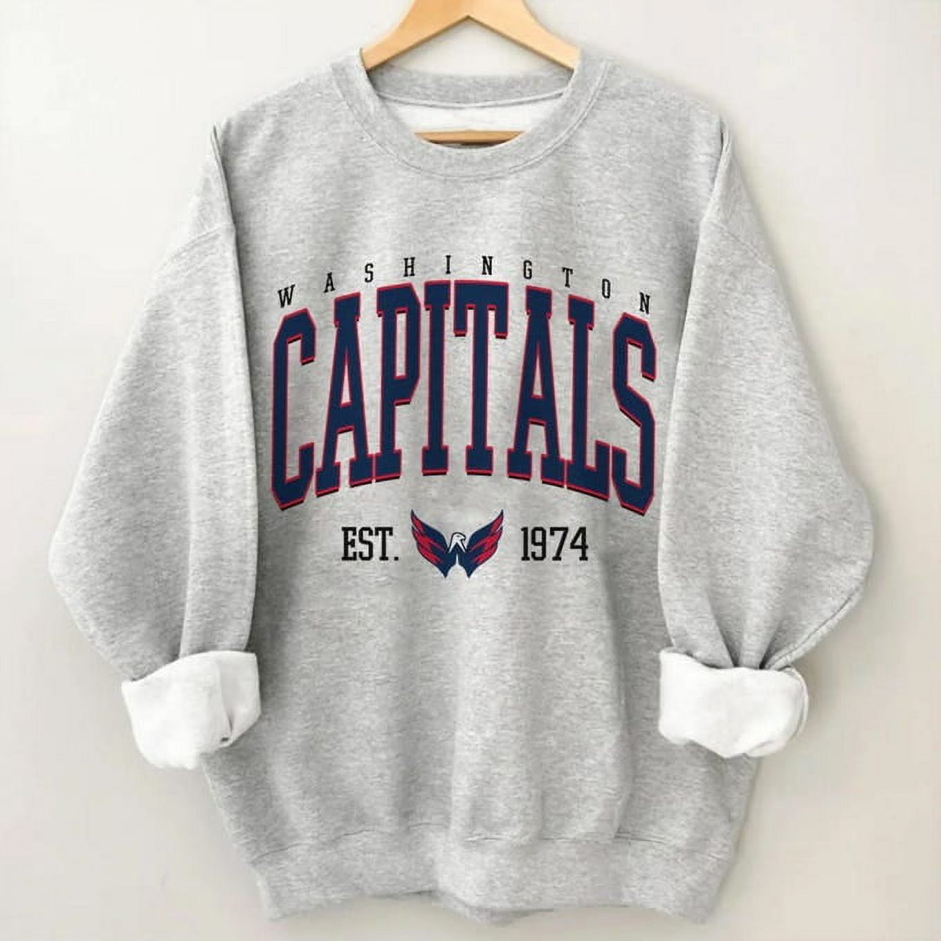 Washington Hockey Crewneck, Style Washington Capitals Sweatshirt ...