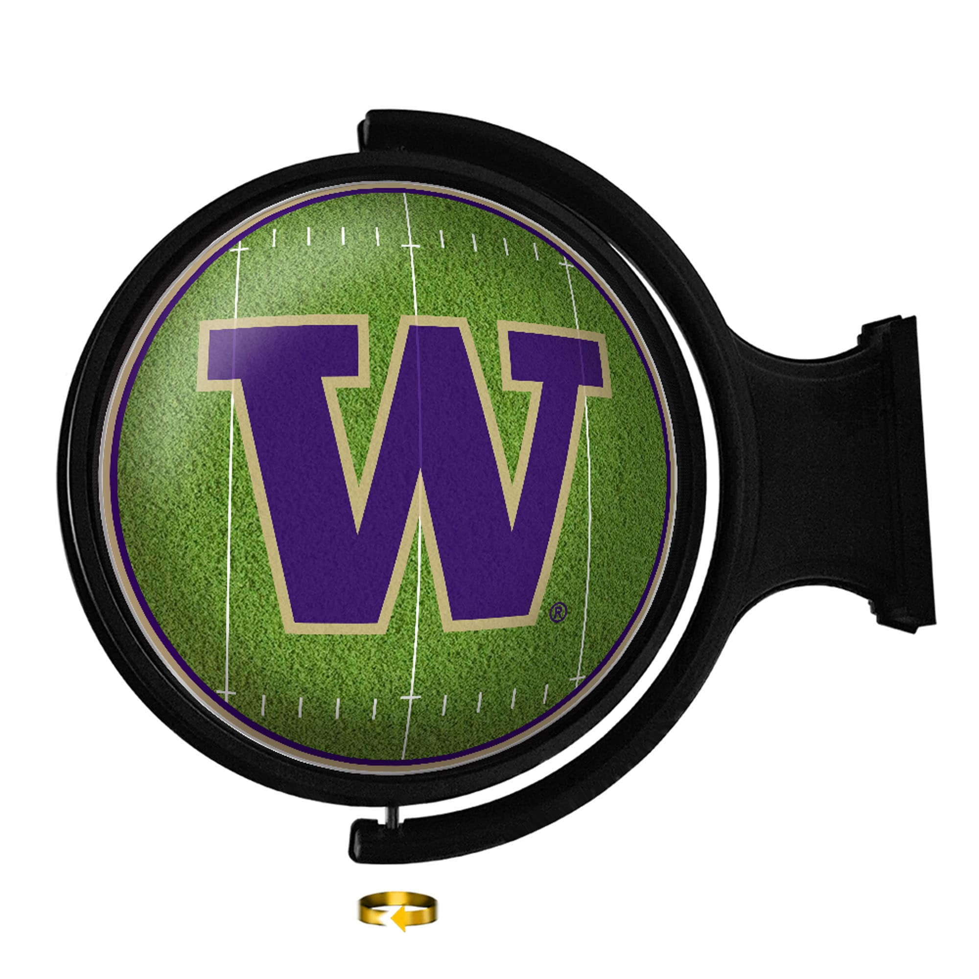 Washington Huskies Football 21'' x 23'' Rotating Lighted Wall Sign ...