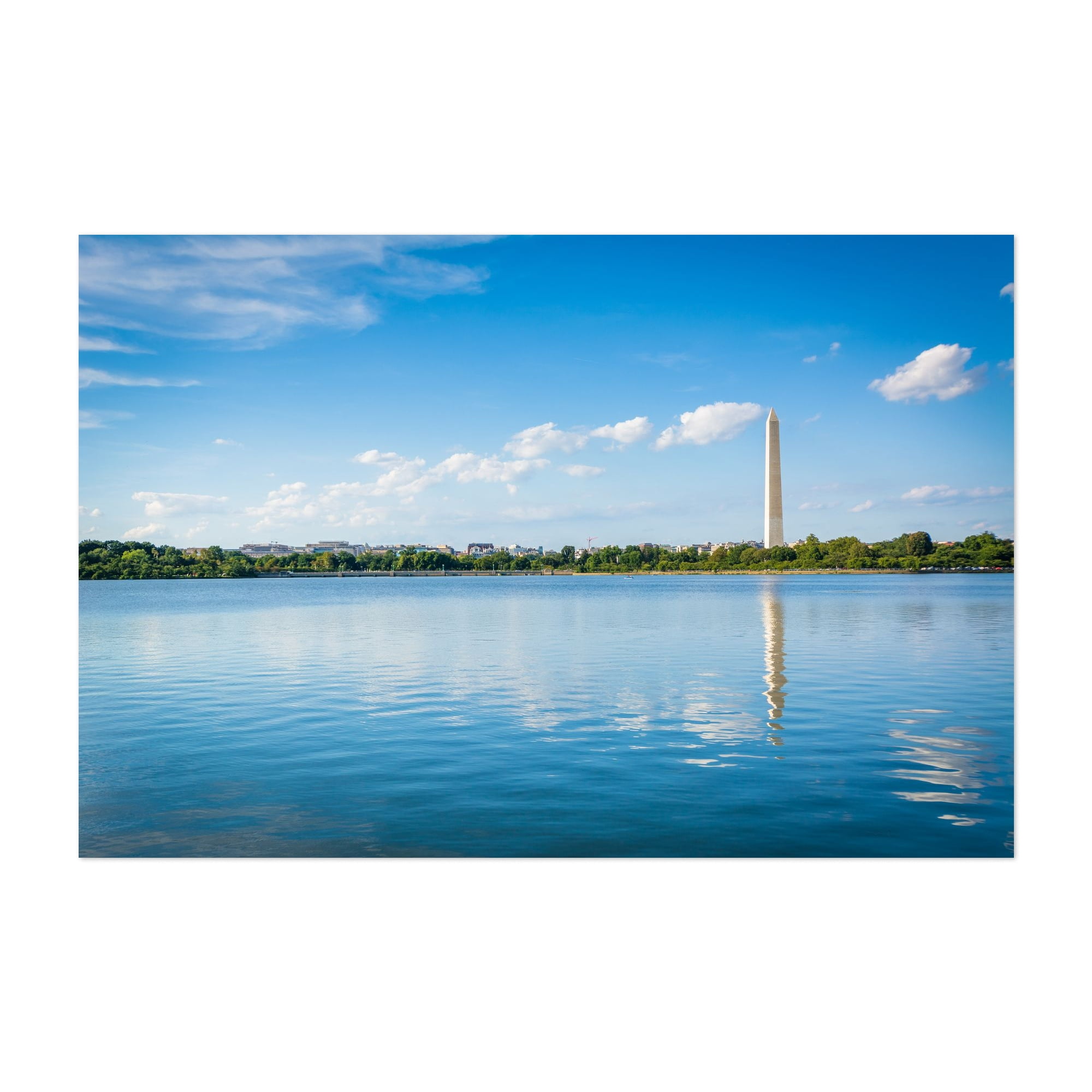 Washington Monument & Tidal Basin - Washington District of Columbia ...