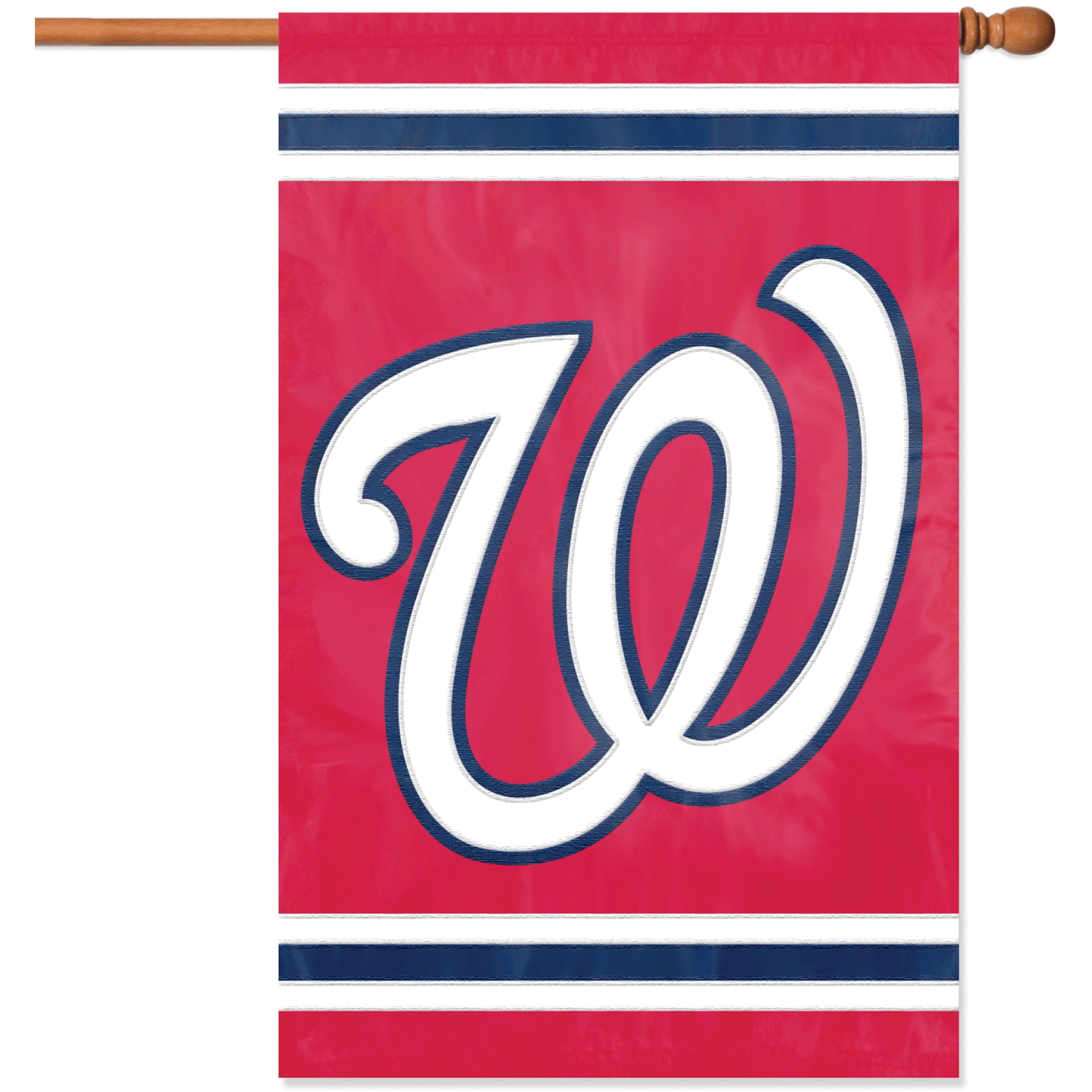 Washington Nationals 44" x 28" Applique Team Flag - Walmart.com