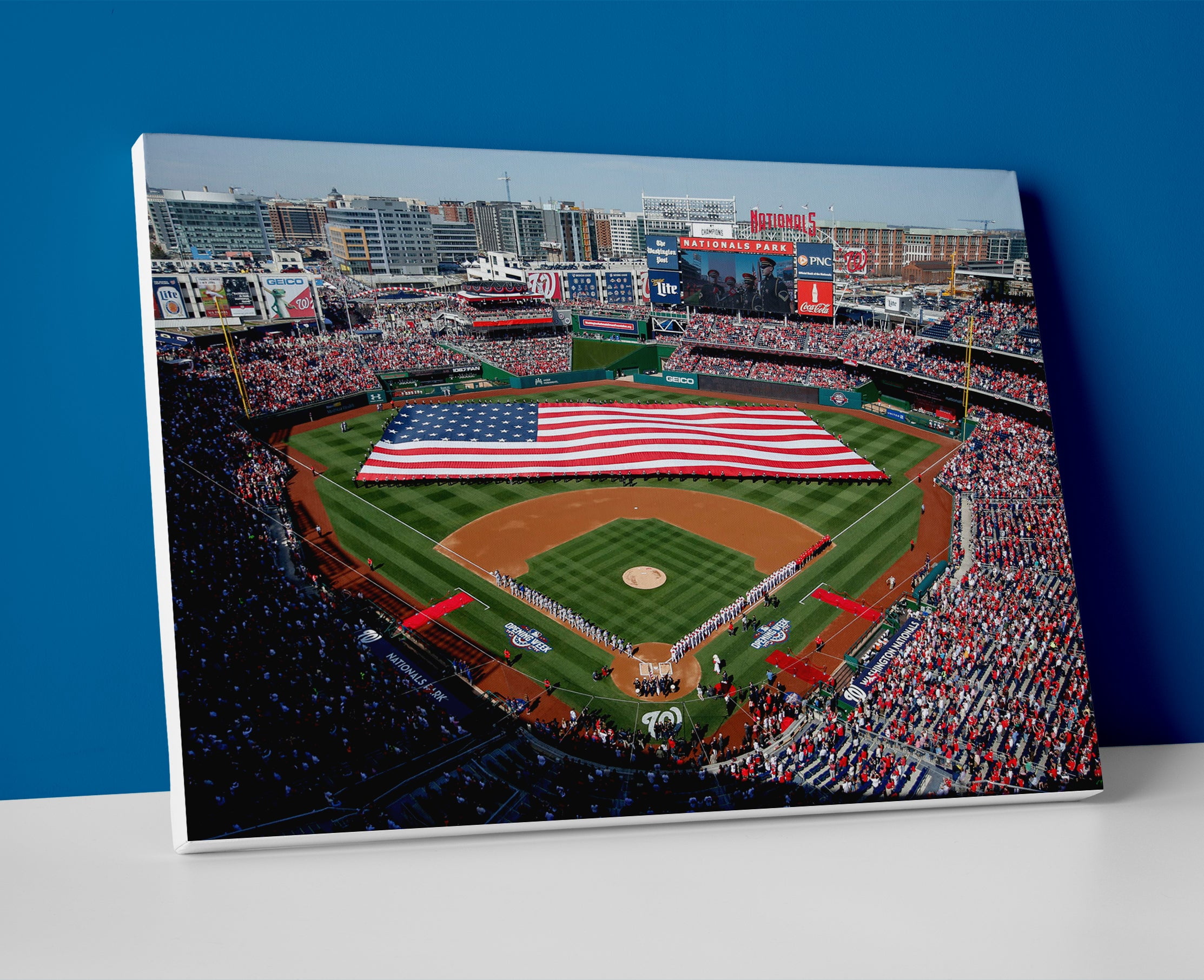 Washington Nationals Stadium Poster or Wrapped Canvas - Walmart.com