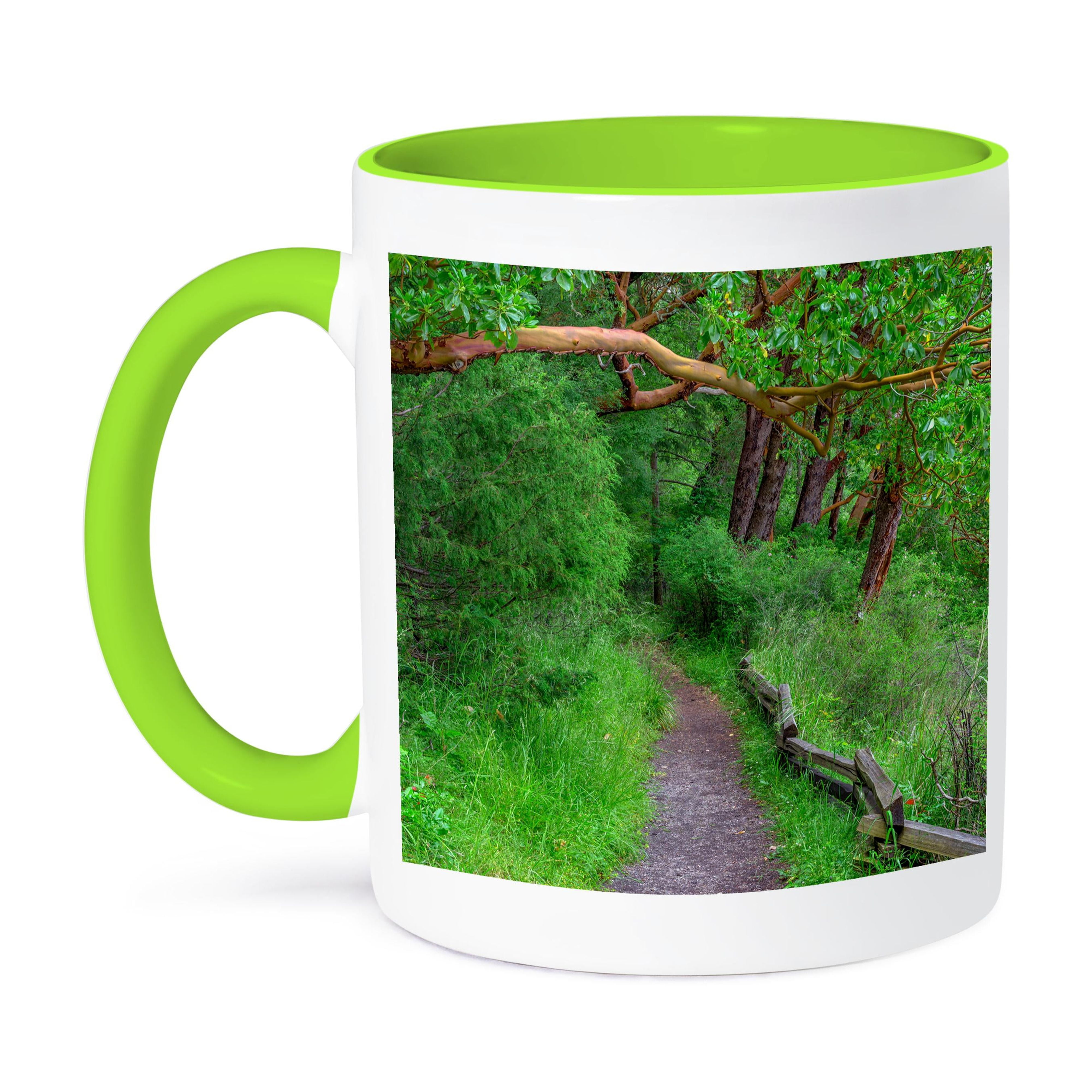 Washington, San Juan Island, Bell Point Trail Through Madrone Trees ...