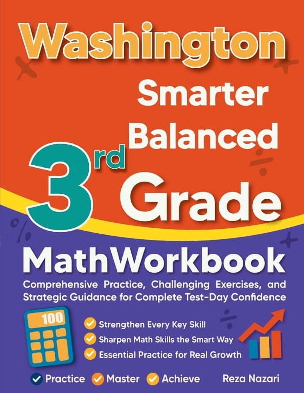 Washington Smarter Balanced 3rd Grade Math Workbook: Comprehensive ...