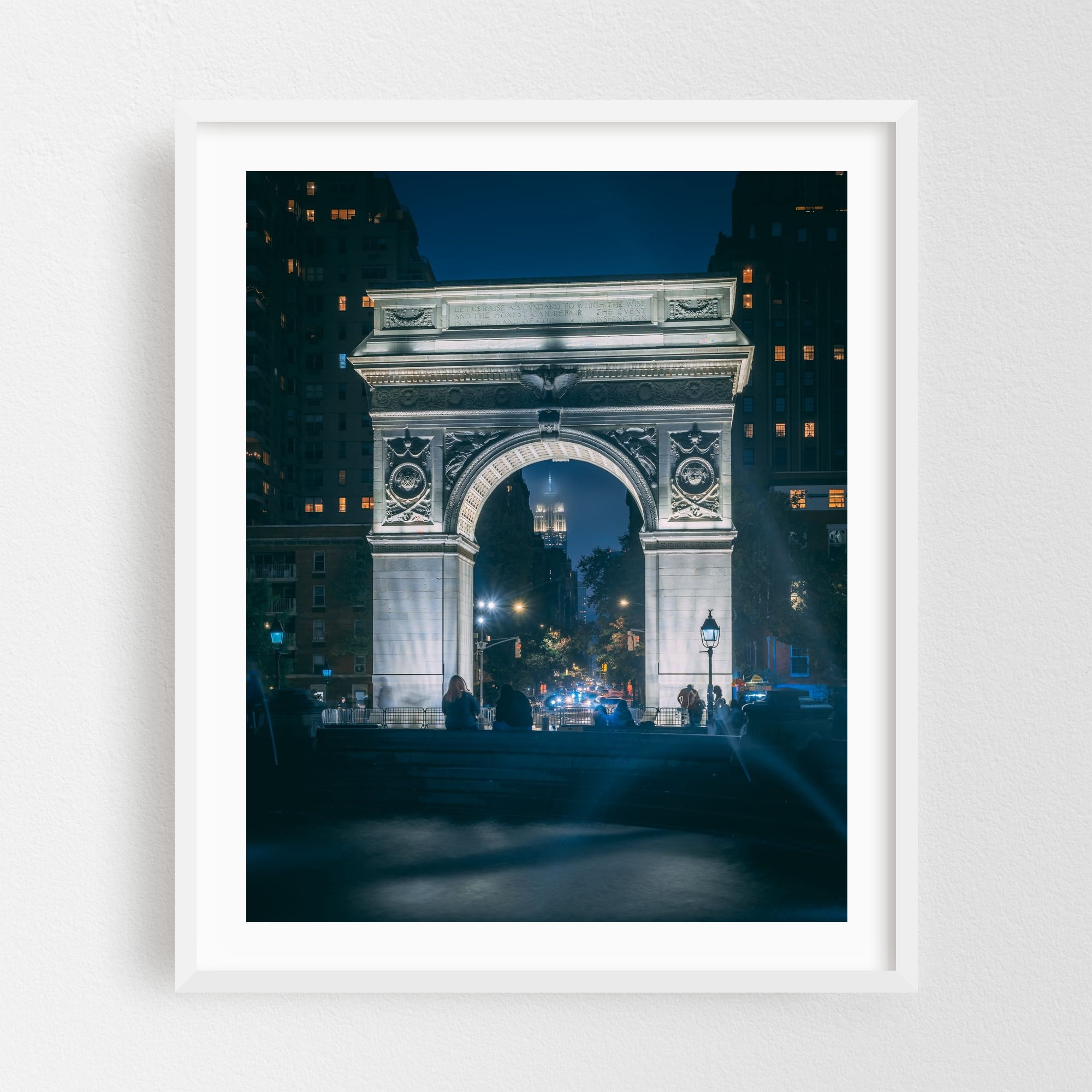 Washington Square Arch at Night - Manhattan New York Photography ...
