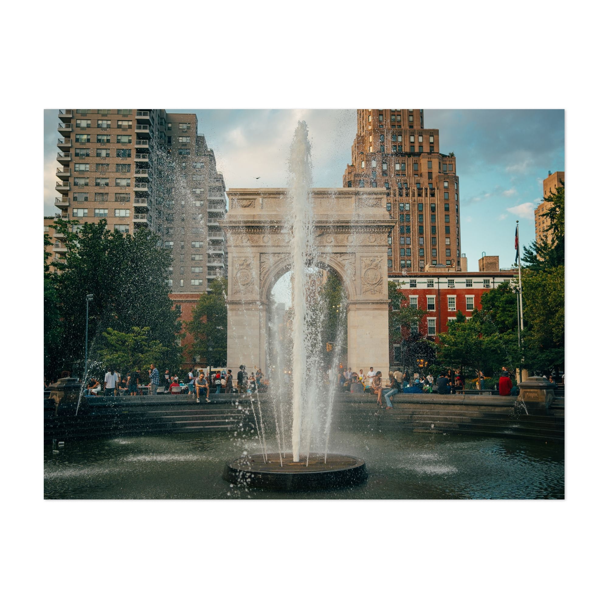 Washington Square Park Fountain 02 - Manhattan New York Photography ...