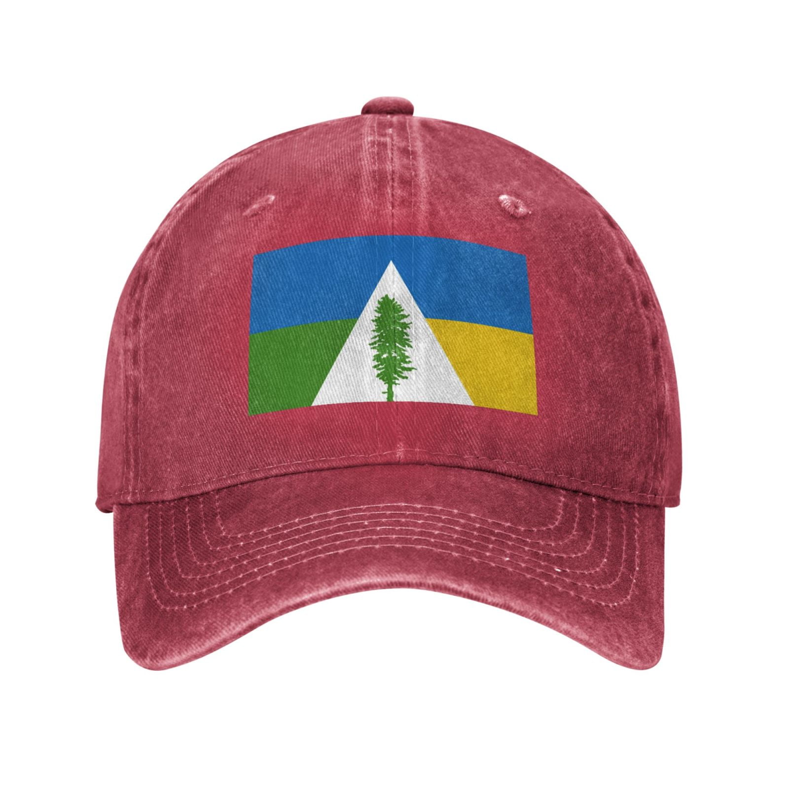 Washington State Flag Unisex Denim Baseball Cap Adjustable Vintage ...