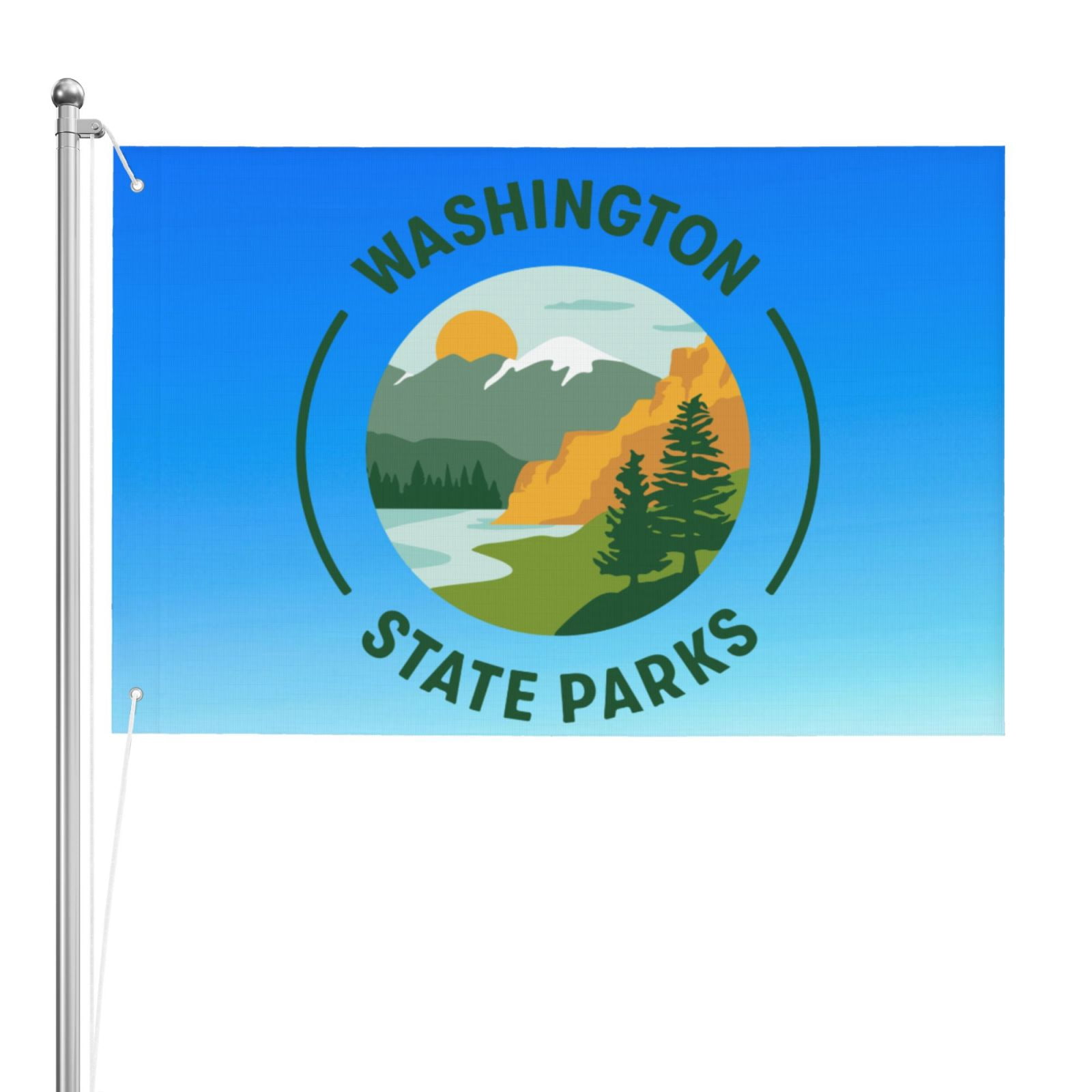 Washington State Parks Flag Double Sided Flag 2x3ft For Home/Company ...