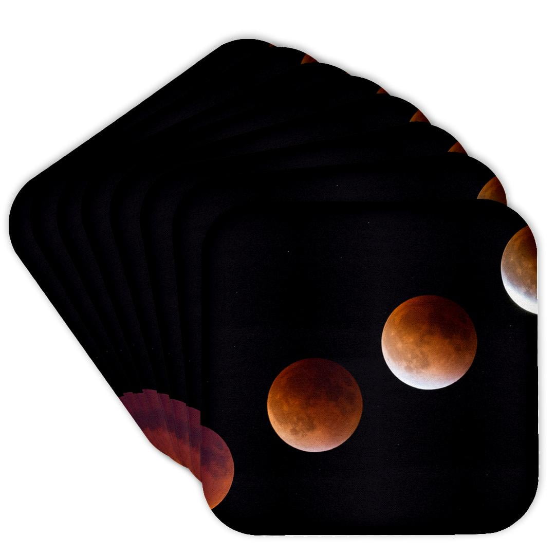 3dRose, Washington State, Seattle, phases of total lunar eclipse ...