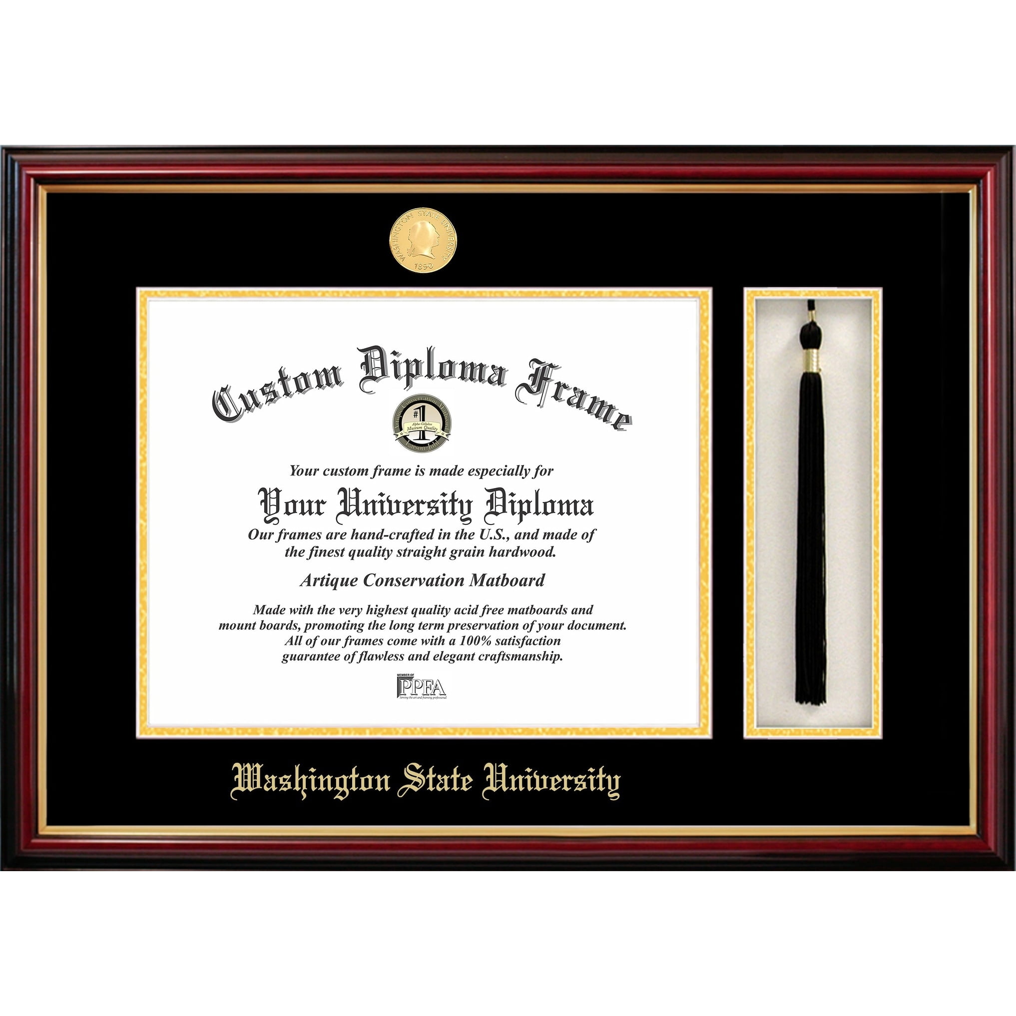 University Frames Washington State University 14w x 11h Tassel Box and ...