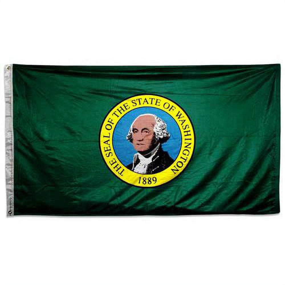 Washington State flag 3 x 5 feet double-sided polyester - Walmart ...