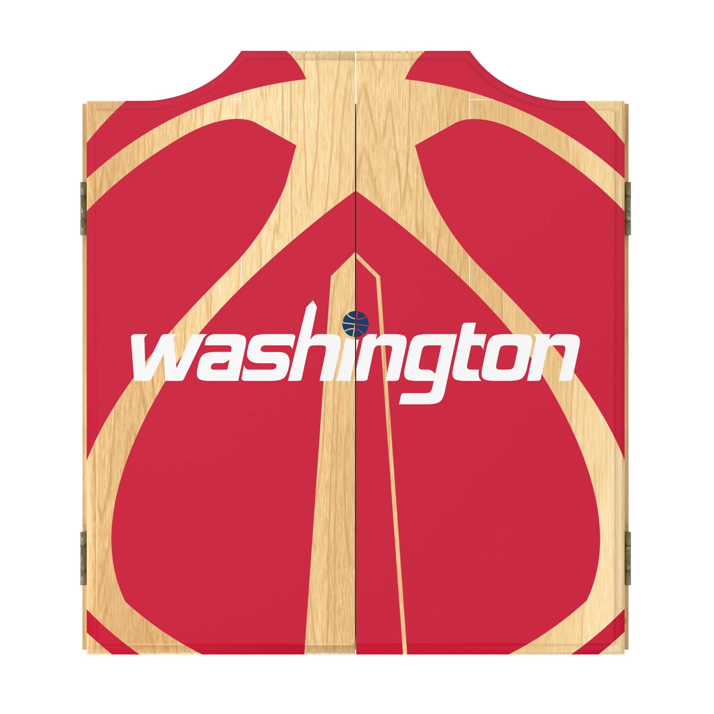 Washington Wizards Fade Dart Board Cabinet Set with 6 Steel Tip Darts ...