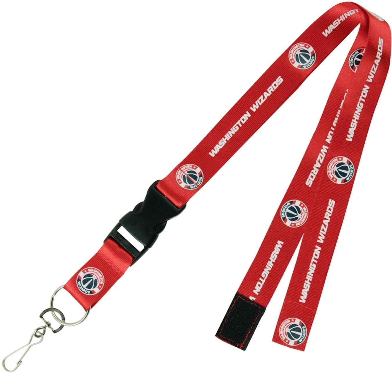 Washington Wizards PSG Red Premium Lanyard 2-sided Breakaway Keychain ...