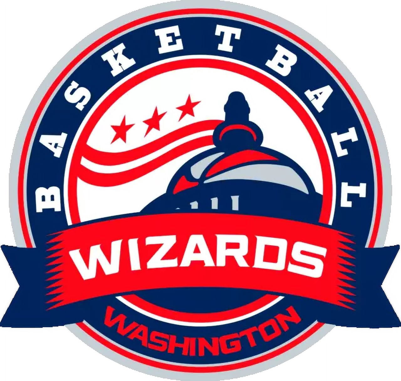 Washington Wizards Sticker Logo Basketball Phone Decal Water Bottle ...
