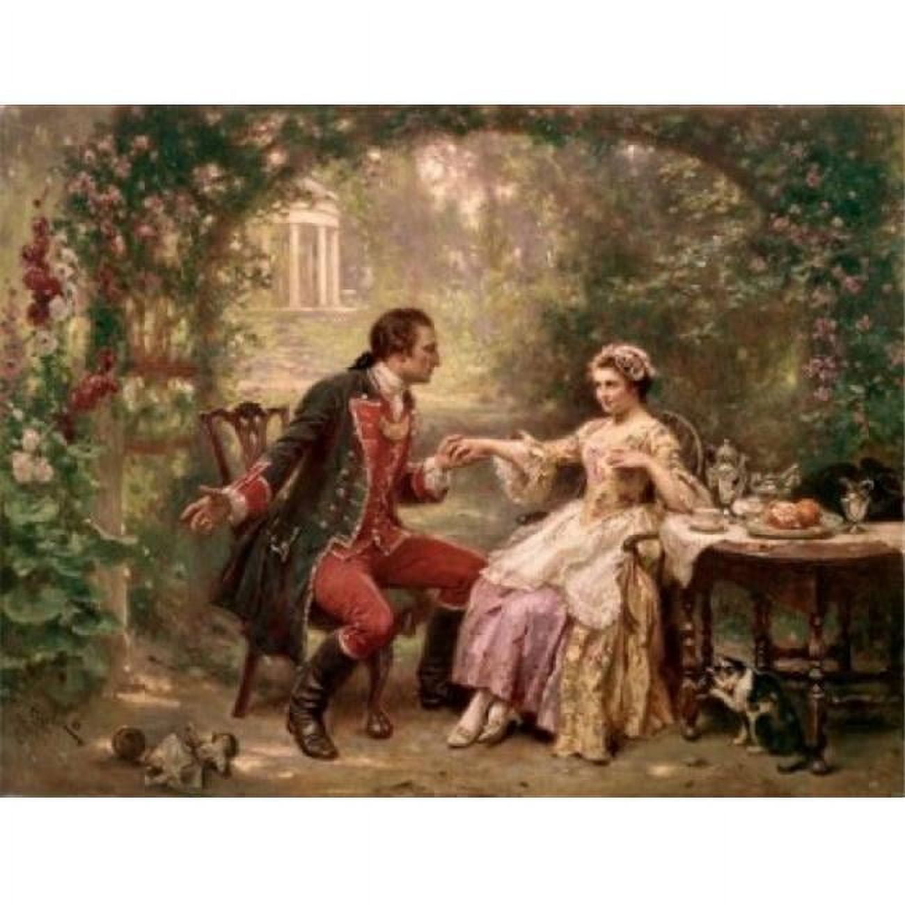 Washingtons Courtship Jean Leon Gerome Ferris 1836-1930 American Poster ...