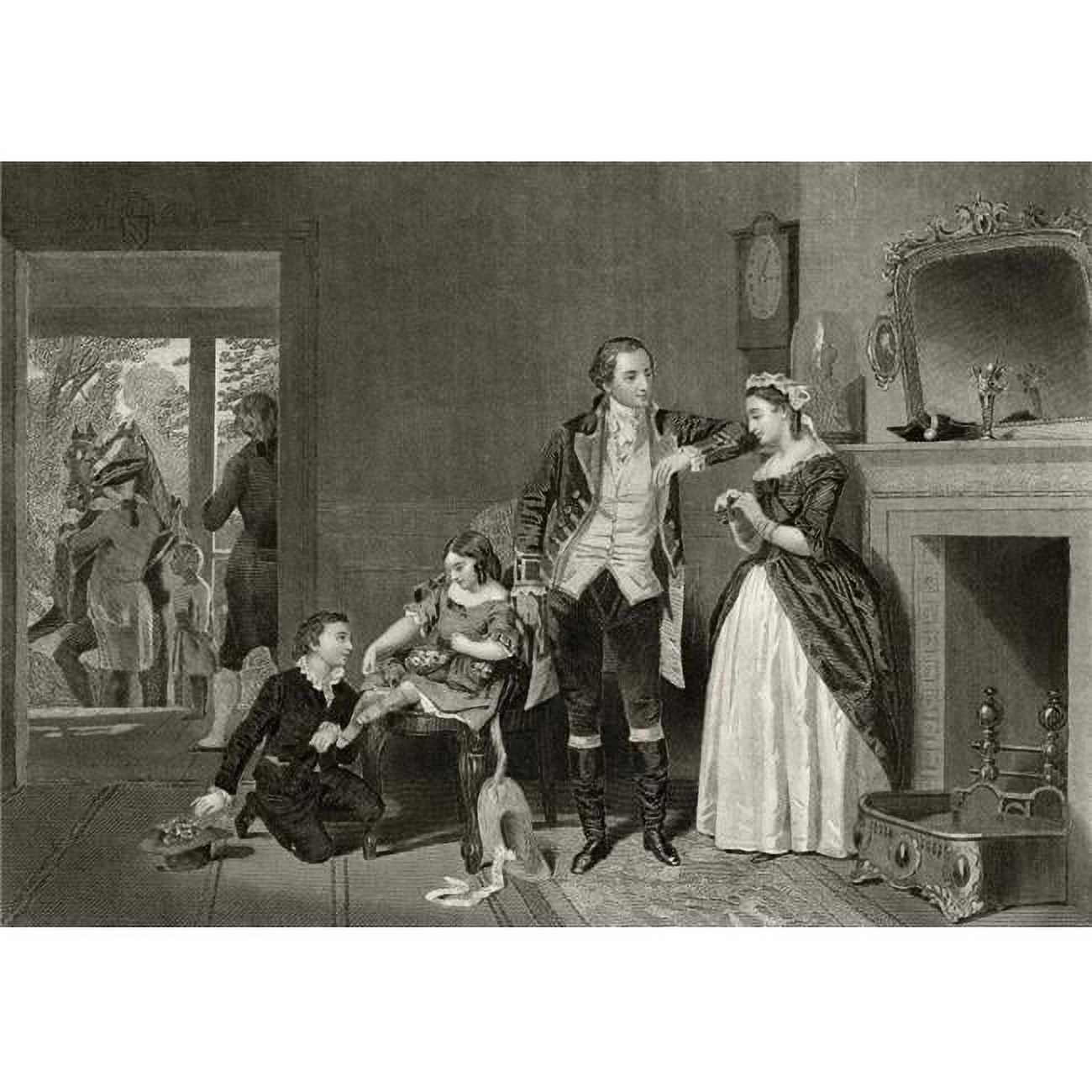 Washingtons First Interview with Mrs Custis George Washington 1732 to ...