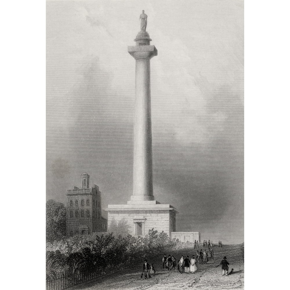 Washingtons Monument Baltimore Usa George Washington 1732-1799 First ...