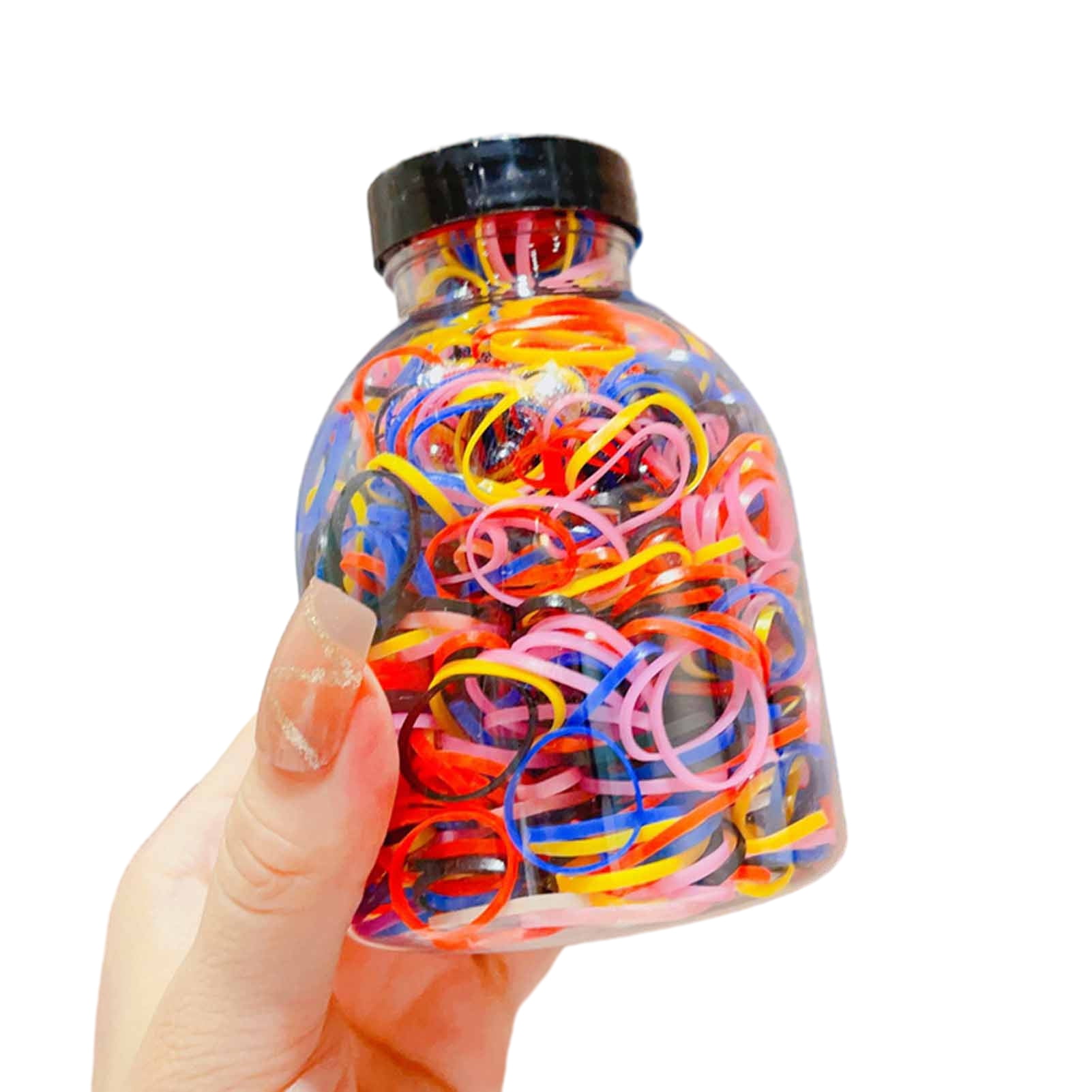 Washranp 1000Pcs Disposable Hair Tie,Multi Colors Mini Hair Rubber ...