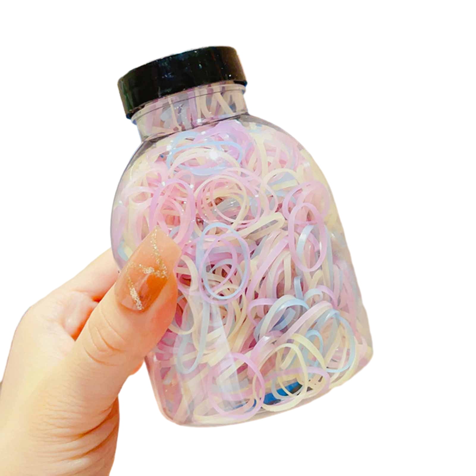 Washranp 1000Pcs Disposable Hair Tie,Multi Colors Mini Hair Rubber ...