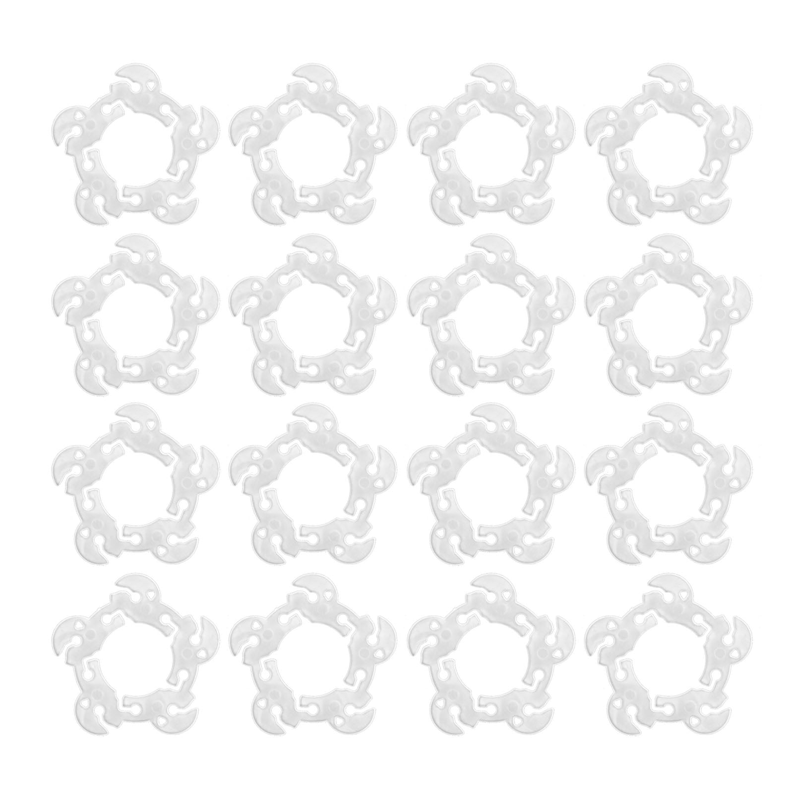 Washranp 100Pcs Balloon Clips,Balloon Connectors Clip Holders Flower ...