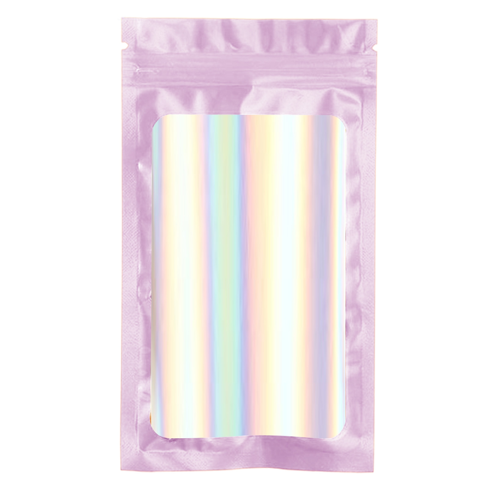 Washranp 100Pcs Resealable Packaging Bags,Food Storage Holographic ...