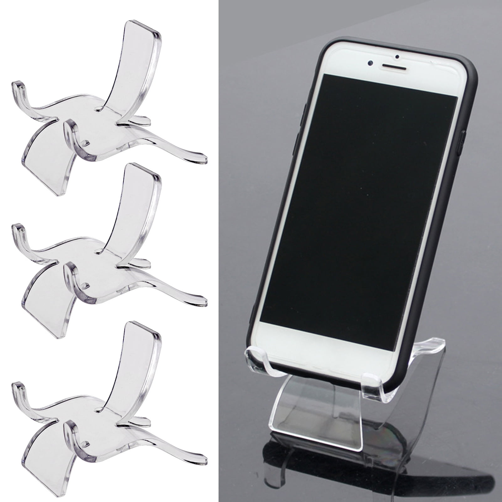 Washranp 10Pcs Acrylic Display Holder,Clear Small Collectibles Display ...