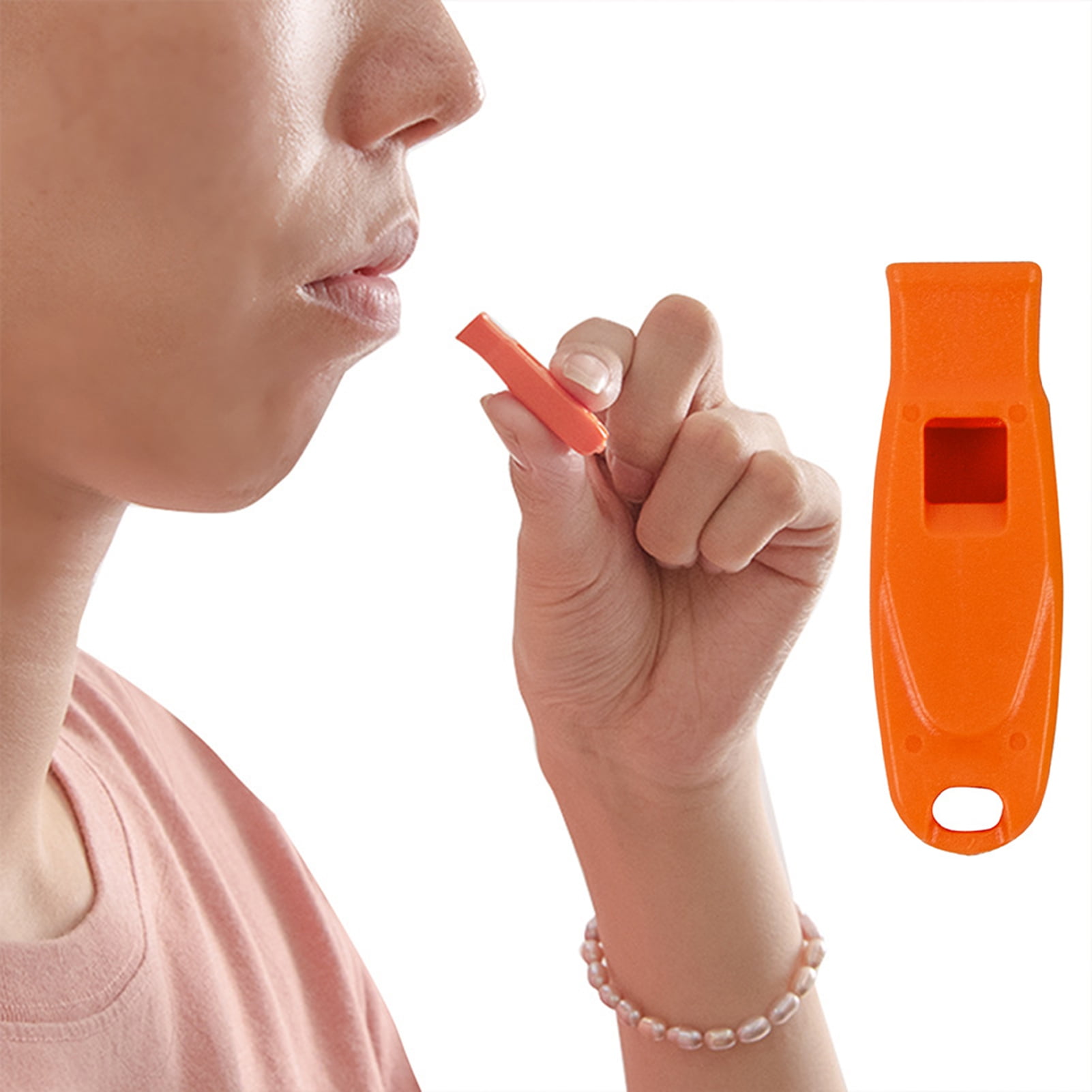 Washranp 10Pcs Emergency Whistles with Lanyard,Plastic Safety Survival ...