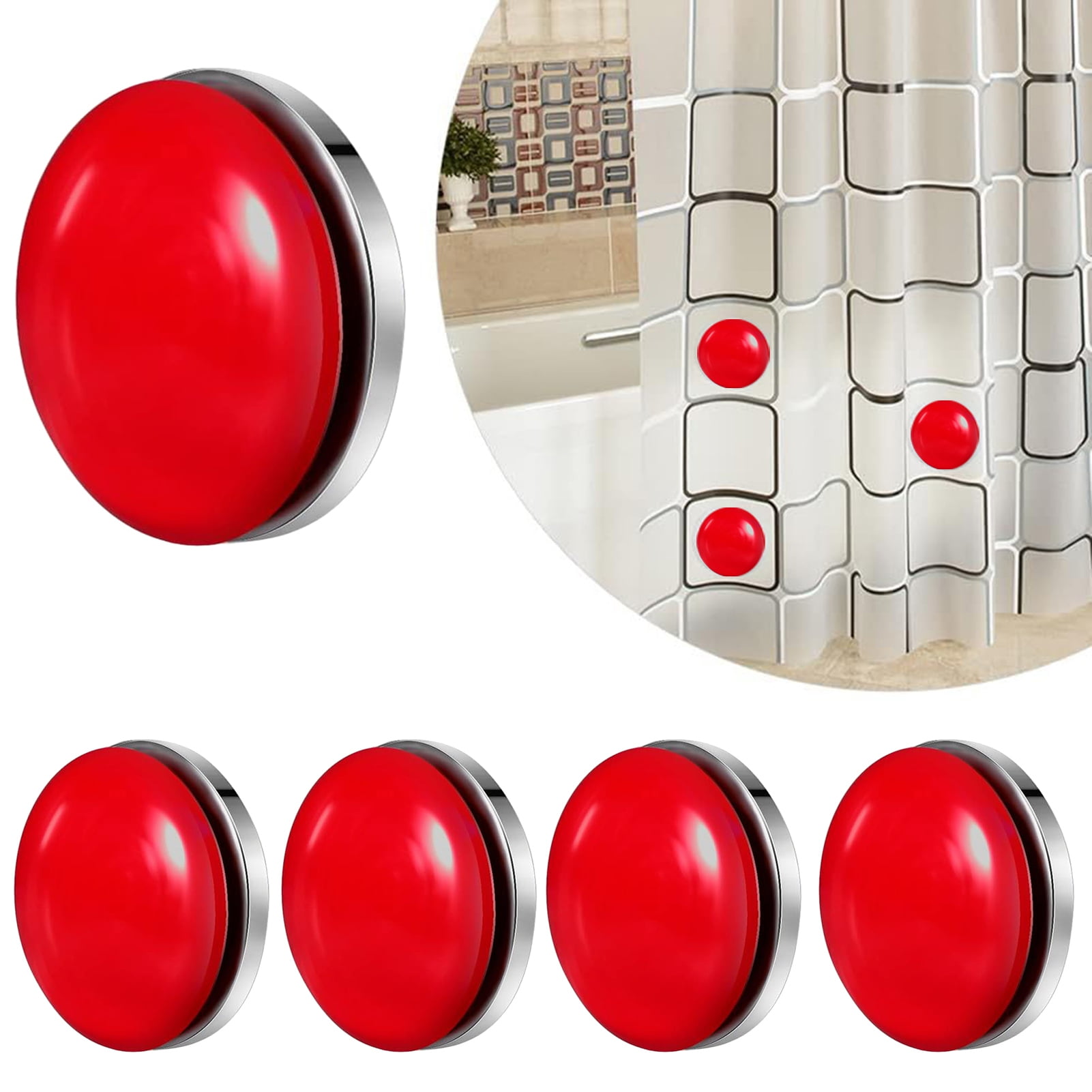 Washranp 10Pcs Magnetic Curtain Weights,Waterproof Heavy Duty Drapery ...