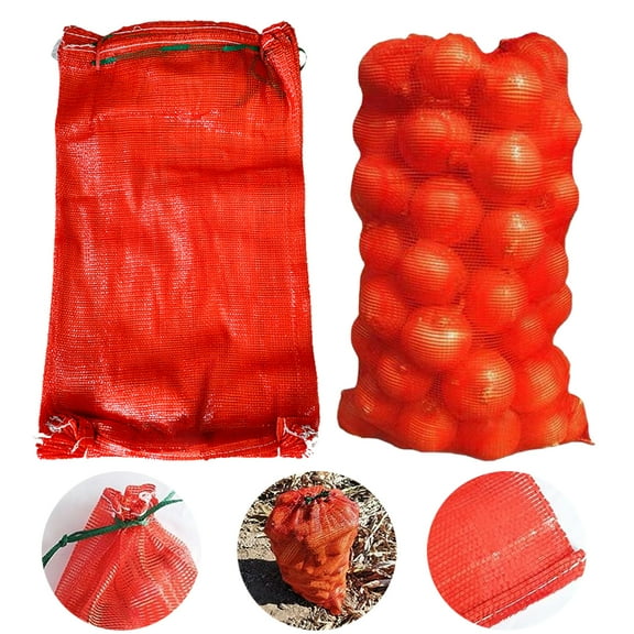 Hanging Mesh Storage Bags Onion Bags Mesh Garlic Mesh Bags Potato Bags ...