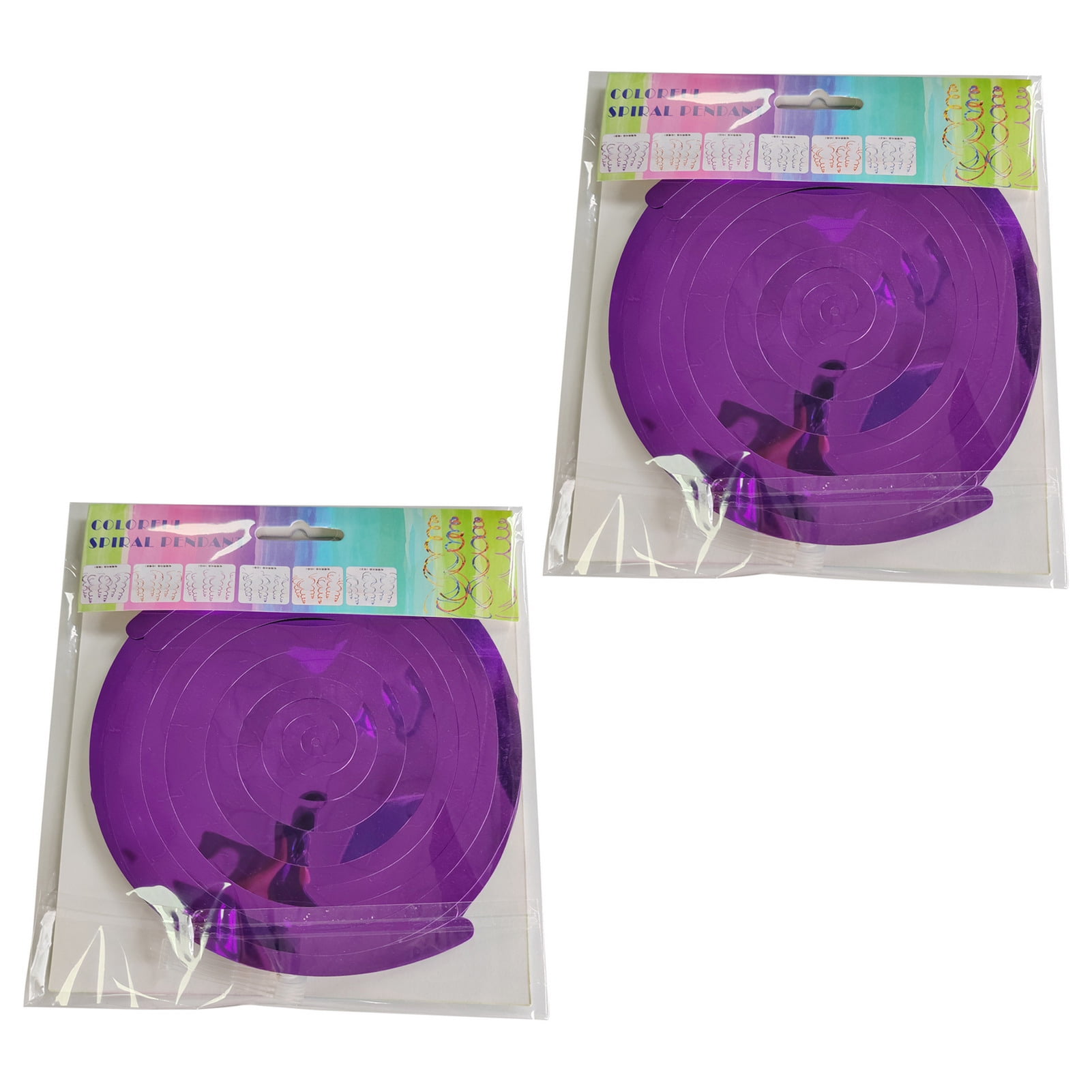 Washranp 12Pcs Hanging Swirl Party Decorations,Plastic Streamer ...