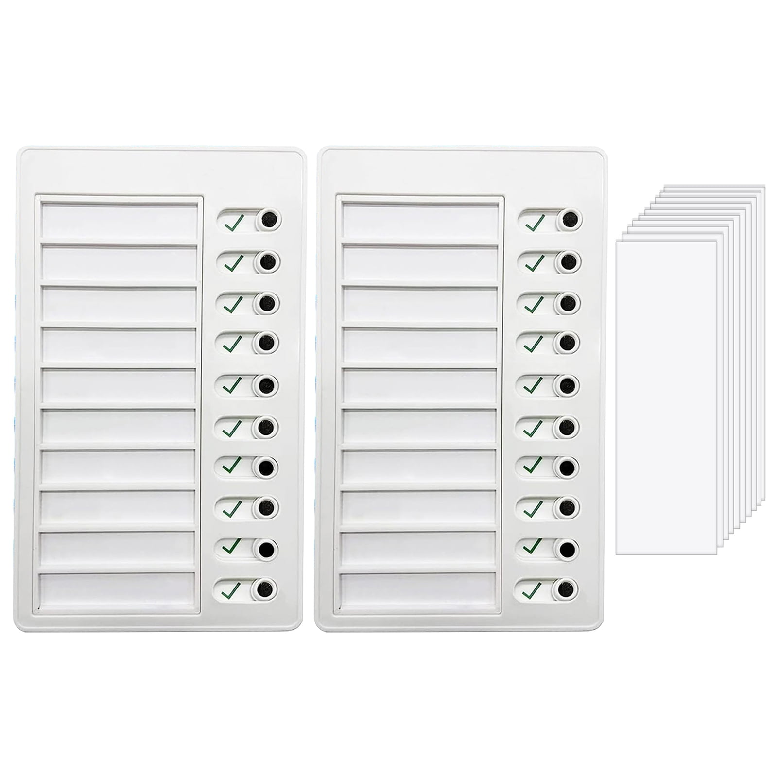 Washranp 2/4Pcs Note Message Chore Chart,Plastic Checklist Board with ...