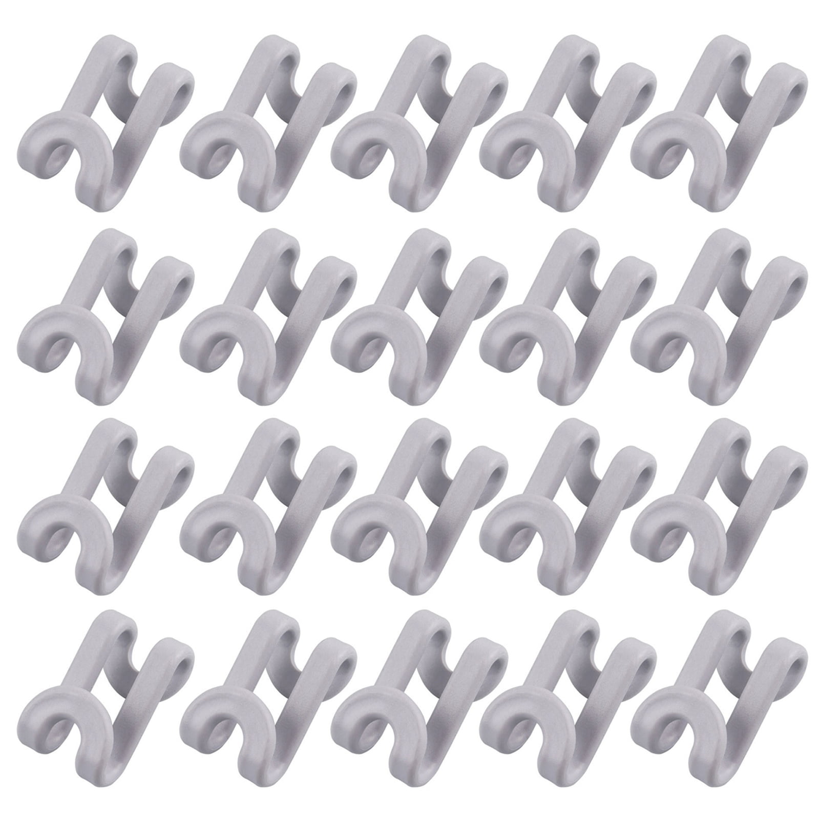 Washranp 20Pcs Clothes Hanger Connector Hooks,Multi-Layer Mini ...
