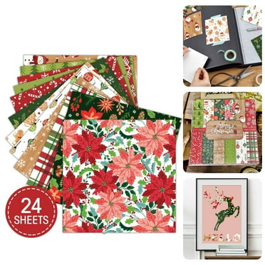 SunWMart Scrapbook Paper, 48 Sheets Craft Scrapbooking Paper Pad 6"x6 ...