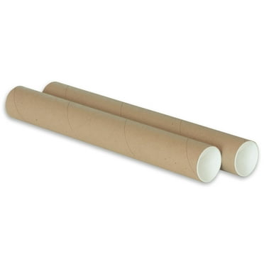 Poster Tubes with Caps Storage Large Round Cardboard Postal Tube ...