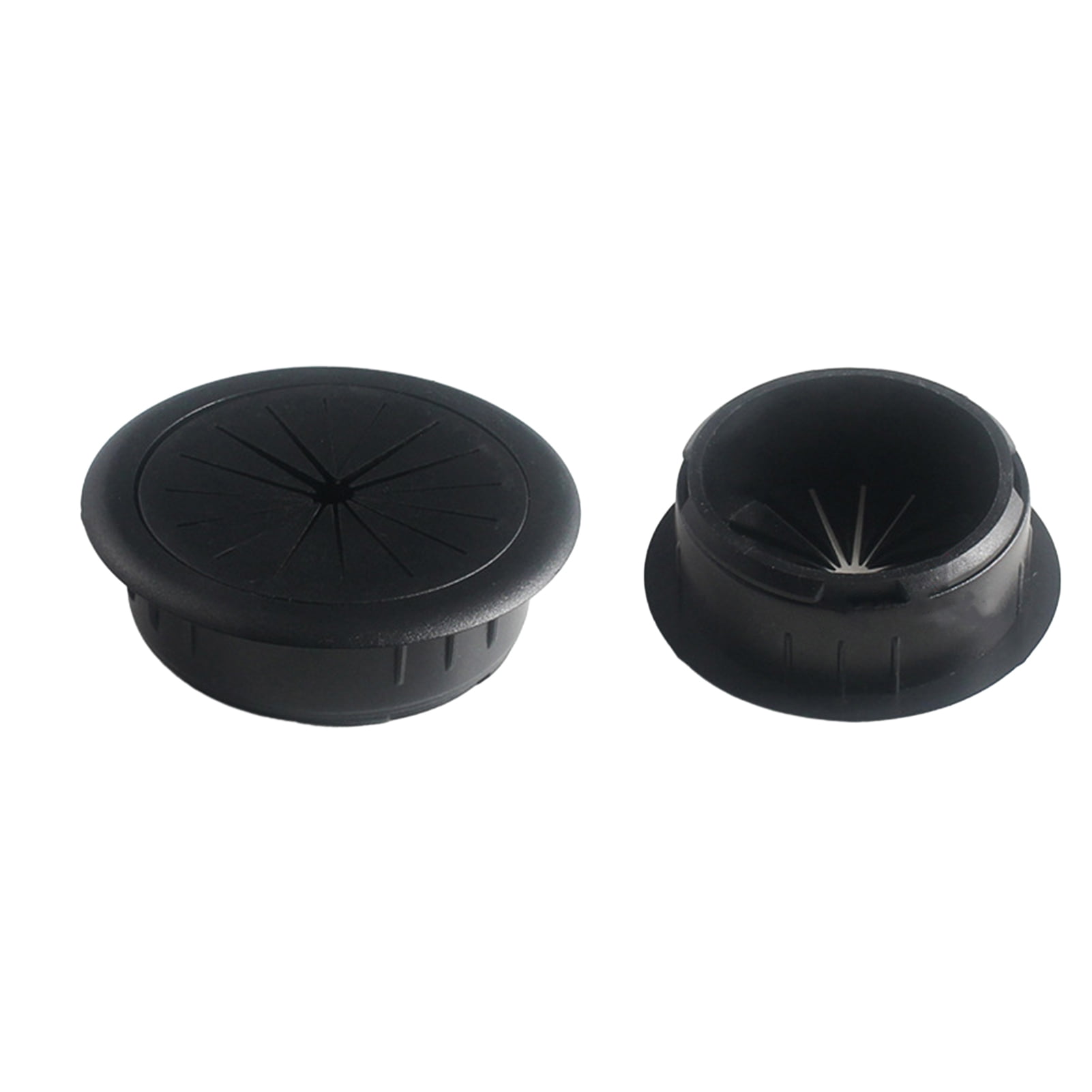 Washranp 2Pcs Computer Cord Organizer Hole Cover Grommet,Plastic Round ...